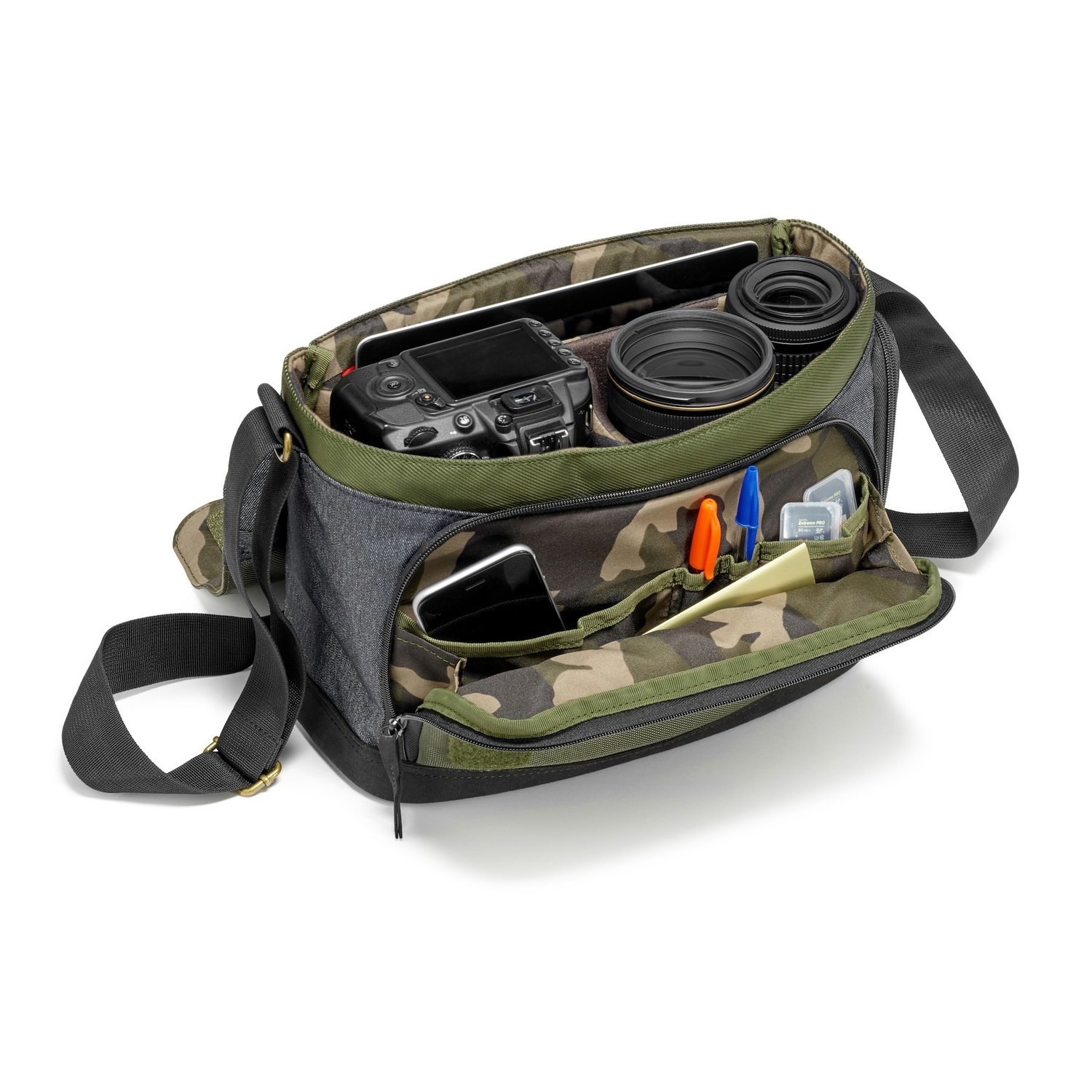 Manfrotto Street Camera Messenger Bag for CSC/DSLR Top Opening MB MS-M ...