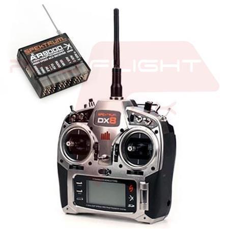 Spektrum DX8 Transmitter & AR8000 Receiver SPMR8810P | Drones Direct
